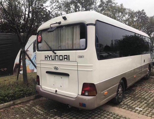 made in korea Hyundai county bus diesel bus left hand drive second hand buses