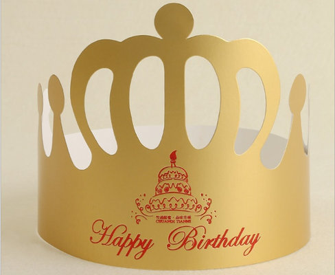 China Factory wholesale disposable children's adult birthday hats Customized party leather children's birthday hats supplier