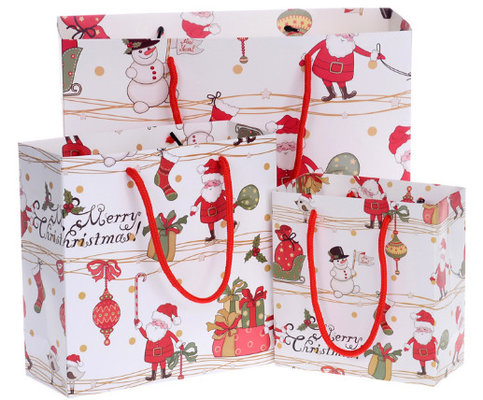 China New Christmas Gift Bag Cartoon Gift Bag Christmas Candy Bag Gift Bag Gift Bag Paper Bag Cute Gift Bag supplier