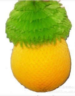 Paper apples, bananas and oranges supplier