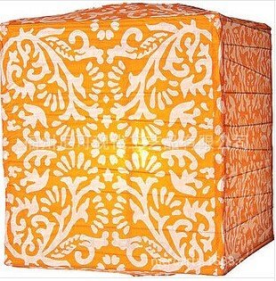 paper lantern Square lantern paper chimney Japanese chimney White fuchsia   Design and color lampshade supplier