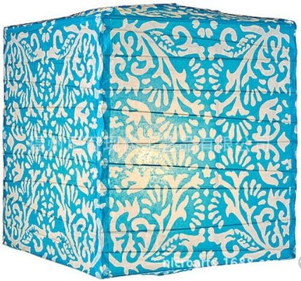 paper lantern Square lantern paper chimney Japanese chimney White fuchsia   Design and color lampshade supplier