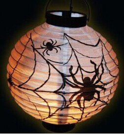 Solar lantern Different printing according to your request Battery paper lanterns   paper lantern supplier