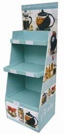 Coffee paper exhibition stand     Product display   Environmental protection cardboard shelves supplier