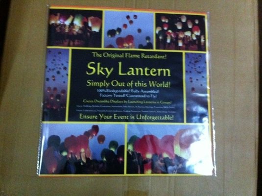 sky lantern 95*55*37CM  Environmentally friendly materials for European countries supplier