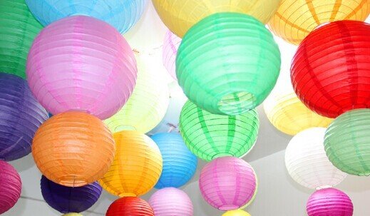 LED Paper lantern，White Lantern Wholesale, Spot Handmade Paper Lanterns, Custom Cartoon Lanterns, Paper Crafts Paper Lan supplier