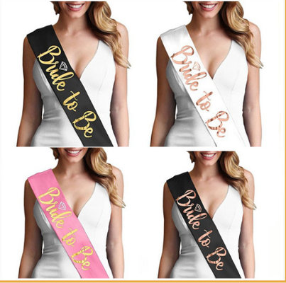 Party straps, etiquette straps, New Year's shoulder straps, ceremonial banners. supplier