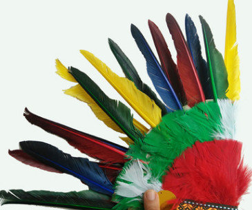 Indian headdress, ground anfield dress party outfit, feather headdress, chief hat. supplier