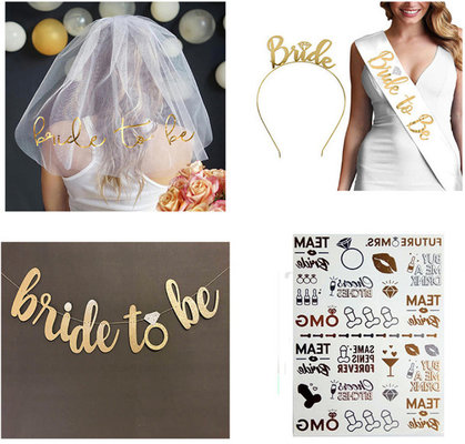 The new single party outfit, the wedding party carnival ball gown, the shoulder lead gold set 5 sets to buy. double-laye supplier