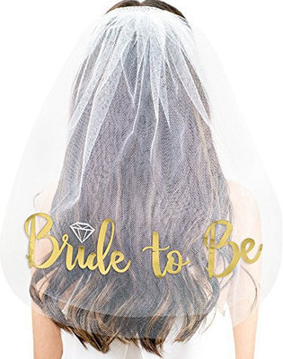 European and American singles party white veil, headband party supplies, bride's headdress, angel headdress, supplier