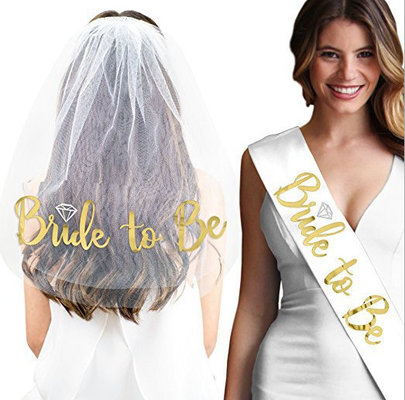 European and American singles party white veil, headband party supplies, bride's headdress, angel headdress, supplier