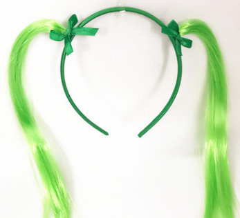 New Irish Halloween headgear, green clover headband, stage show, party dress up. supplier