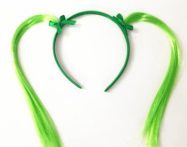 New Irish Halloween headgear, green clover headband, stage show, party dress up. supplier
