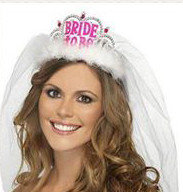 European and American singles party white veil, headband party supplies, bride's headdress, angel headdress, supplier