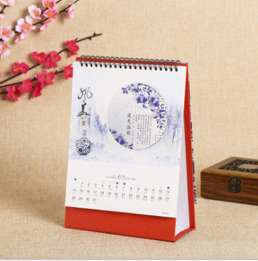 Desk calendar, calendar, advertisement. supplier