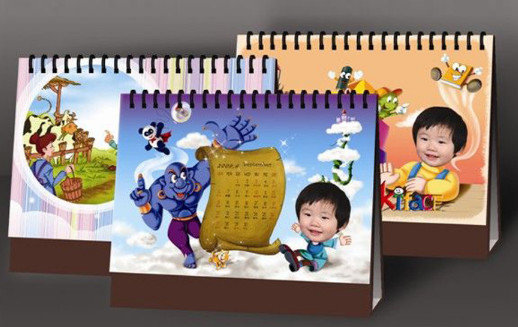 Desk calendar, calendar, advertisement. supplier