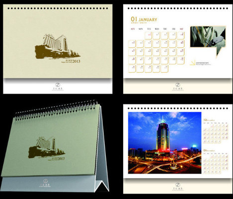 Desk calendar, calendar, advertisement. supplier