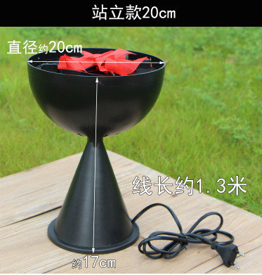 Halloween simulation LED fake fire plug fire lamp fire pot fire lamp fire bar KTV scene decoration props. supplier