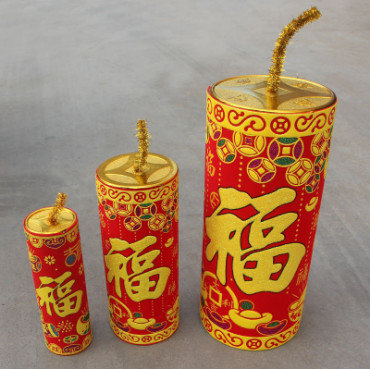 Spring Festival decoration firecracker firecracker window decoration piece for the New Year's New Year indoor decoration supplier