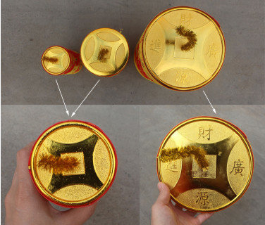 Spring Festival decoration firecracker firecracker window decoration piece for the New Year's New Year indoor decoration supplier