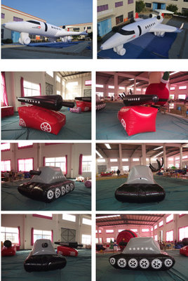 Manufacturer's direct-selling PVC inflatable model aircraft car tank large cartoon simulation toy advertising air model supplier
