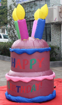 Inflatable chocolate birthday cake air model simulation food inflation model product simulation advertising gas mold cus supplier