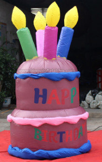 Inflatable chocolate birthday cake air model simulation food inflation model product simulation advertising gas mold cus supplier