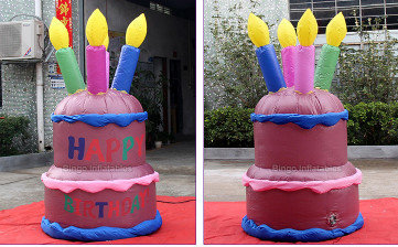 Inflatable chocolate birthday cake air model simulation food inflation model product simulation advertising gas mold cus supplier