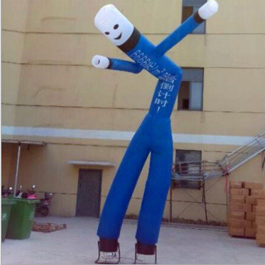 Factory production single leg dance star inflatable model, double dance star air model dancer, Christmas opening inflata supplier