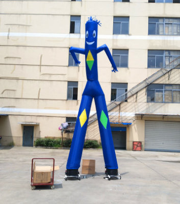 Factory production single leg dance star inflatable model, double dance star air model dancer, Christmas opening inflata supplier