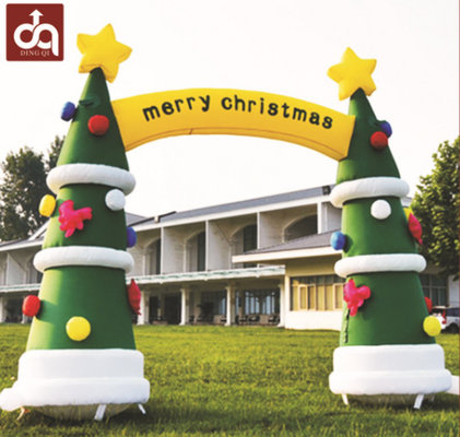 The inflatable model is customized to customize the gas mold of the Christmas tree arch.a kinds of colors supplier