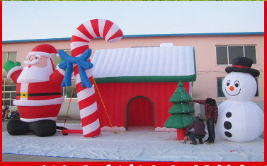 The inflatable model is customized to customize the gas mold of the Christmas tree arch.a kinds of colors supplier