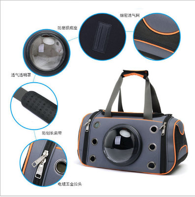 Space capsule pet bag, cat aviation Teddy dog backpack, cat pack, pet supplies wholesale supplier