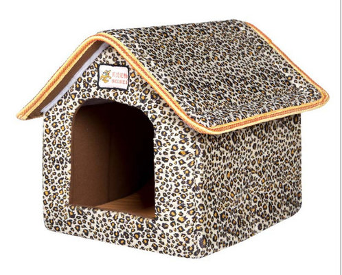 Removable pet dog house, kennel, cat litter, dog supplies, pet supplies wholesale；S.M.L.Yellow, Blue, Brown, Red, Leopar supplier
