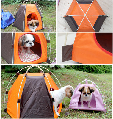 Outdoor sun protection small and medium-sized dog pet nest, special kennel cat litter puppy tent wholesale, spot supplier