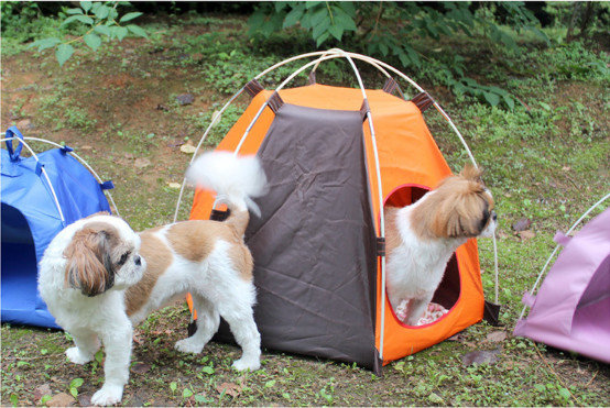 Outdoor sun protection small and medium-sized dog pet nest, special kennel cat litter puppy tent wholesale, spot supplier