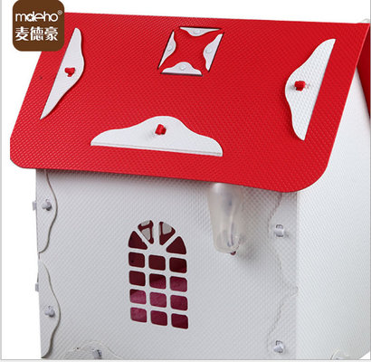 Summer Pet 022 Removable Deluxe Bungalow Villa, Teddy Dog Breathable Dog House Wholesale Color: Pink, White Red, Rice supplier