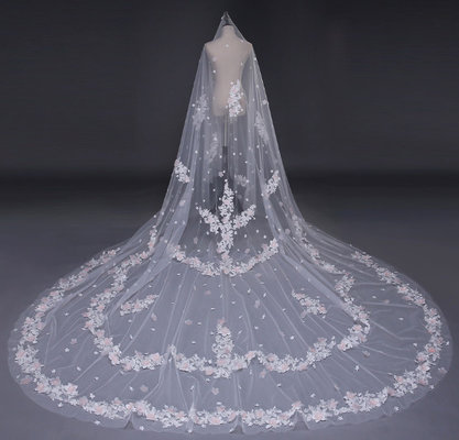 2018 New Korean Bride Long, 3M White Veil, Wedding Accessories, Bridal Accessories Wedding veil wholesale custom supplier