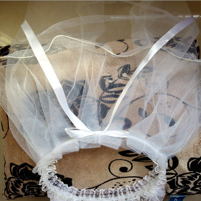 Children's crown veil, girls head flower veil headband, wedding princess wreath, wedding photography floor headdress hai supplier