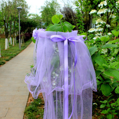 Children's crown veil, girls head flower veil headband, wedding princess wreath, wedding photography floor headdress hai supplier