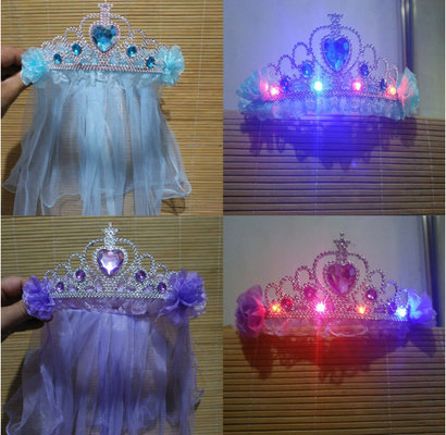 Children's crown veil garland, Korean bridal headdress, shawl wedding bridal hat, hot toys wholesale supplier