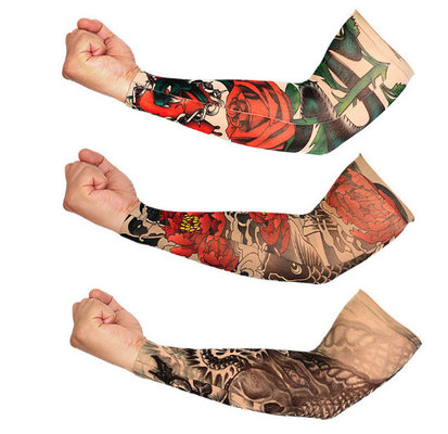 Tattooing Tattoo Sleeve, Outdoor Driving Riding Mountain Climbing Sun Protection Sleeves, Playing Golfing Arms supplier