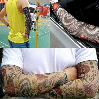 Tattooing Tattoo Sleeve, Outdoor Driving Riding Mountain Climbing Sun Protection Sleeves, Playing Golfing Arms supplier
