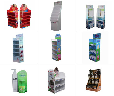 Coffee paper exhibition stand     Product display   Environmental protection cardboard shelves supplier
