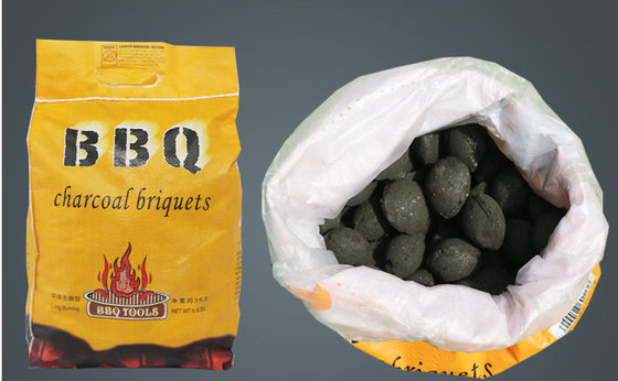 Outdoor barbecue speed burning charcoal; family camping new 1KG flammable charcoal; paper bag barbecue carbon； supplier