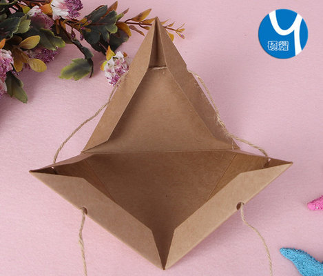 Paper triangle packaging box, creative personalized gift packaging tray, factory direct sales supplier