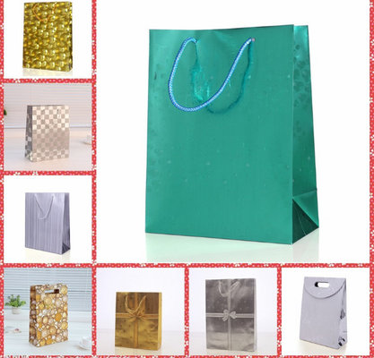 Laser Paper Gift Bags, Fashion Handbags, Clothes Bags, Cosmetic Bags, Laser Bags Customized supplier