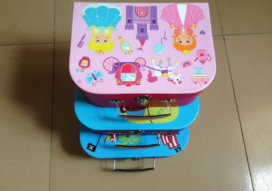 Cardboard house suitcase, high-grade cardboard craft portable box, custom various gift boxes supplier