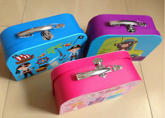Cardboard house suitcase, high-grade cardboard craft portable box, custom various gift boxes supplier