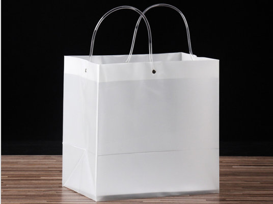 Pp handbags custom transparent clothing plastic bags pvc advertising cosmetics jewelry bag custom supplier
